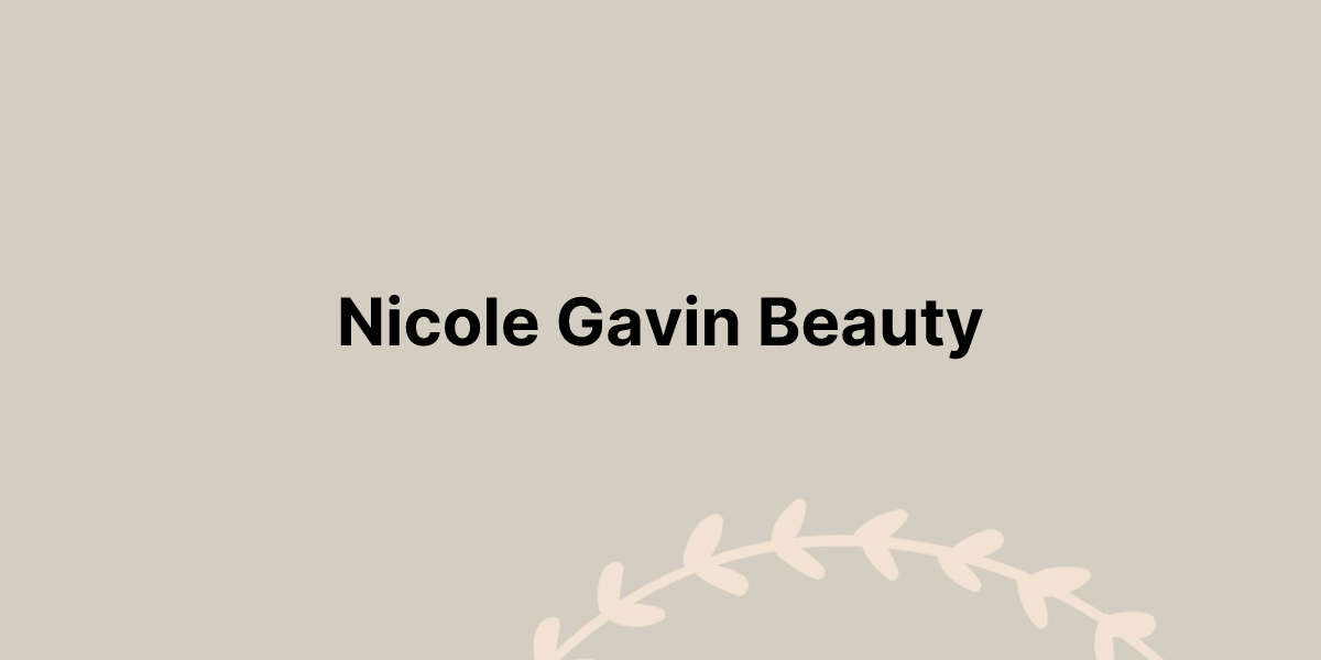 Nicole Gavin Beauty